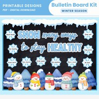 Healthy Habits Bulletin Board Kit, Healthy Habits School, Classroom ...