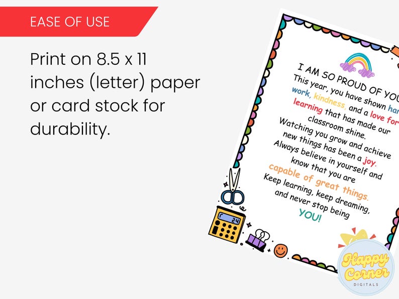 End of School Year Editable Letter for Students Last Day of School ...