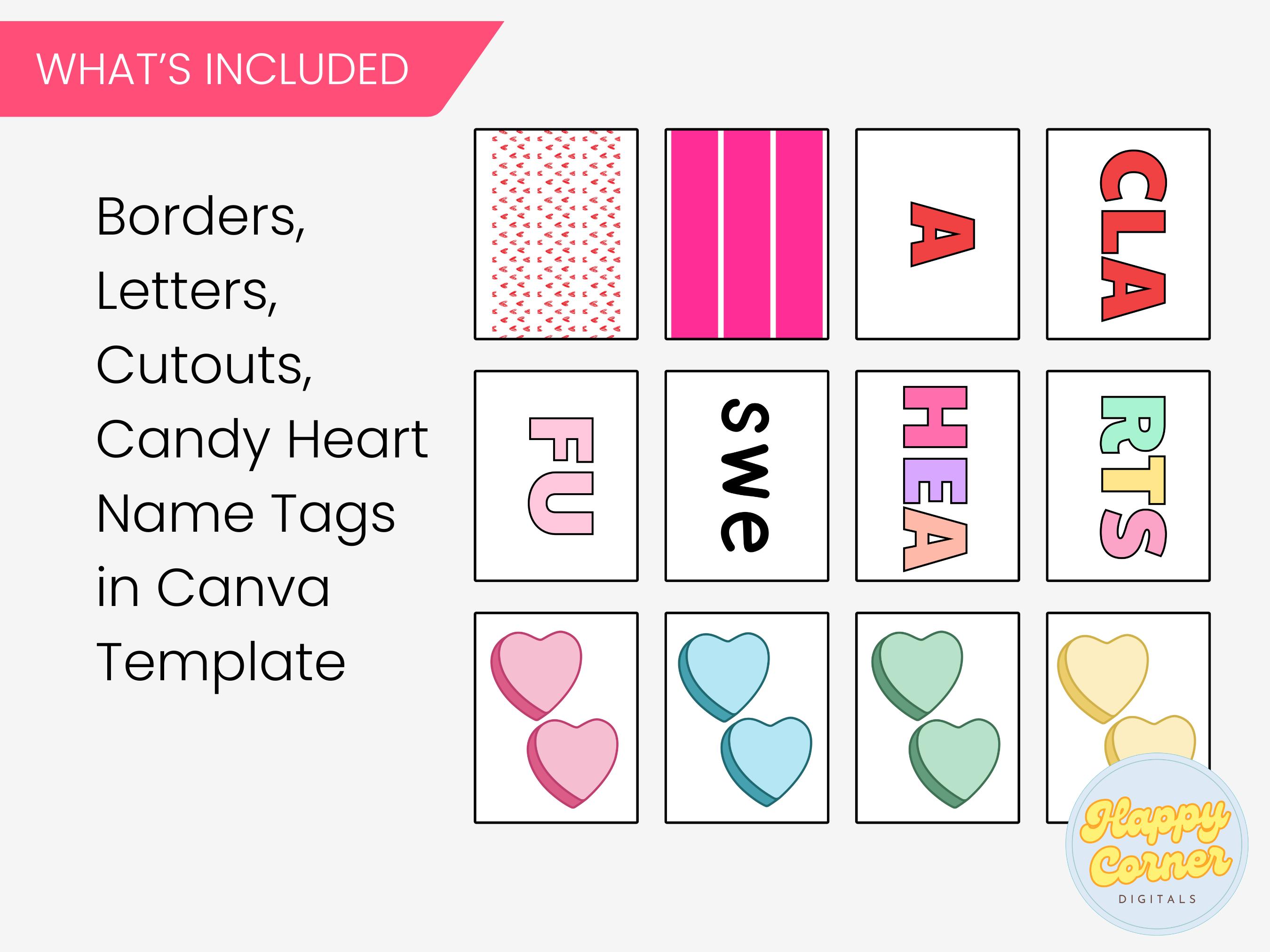 A Class Full of Sweethearts Valentine's Day Bulletin Board Kit Editable ...