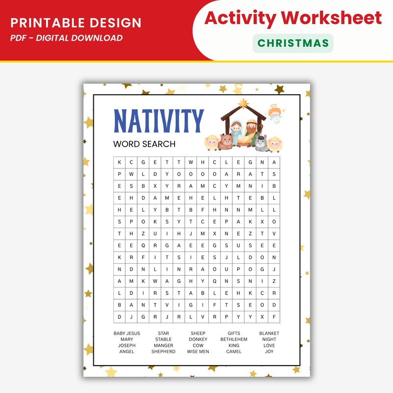 Nativity Puzzle - Etsy