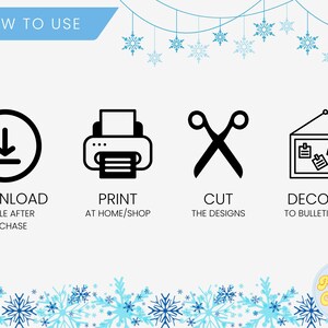Winter Kindness Bulletin Board Kit Printable Winter Mental Health ...