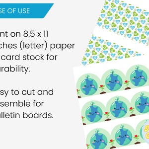 Earth Day Bulletin Board Borders World Environment Day Borders ...