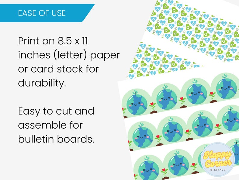 Earth Day Bulletin Board Borders World Environment Day Borders ...