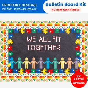 Autism Awareness Bulletin Board Kit Special Education Classroom Display ...
