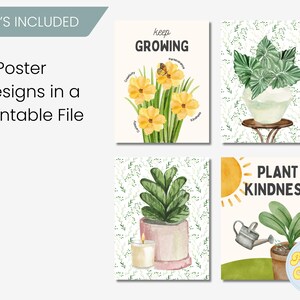 Classroom Posters Plants Botanical Nature Display Posters for Classroom ...