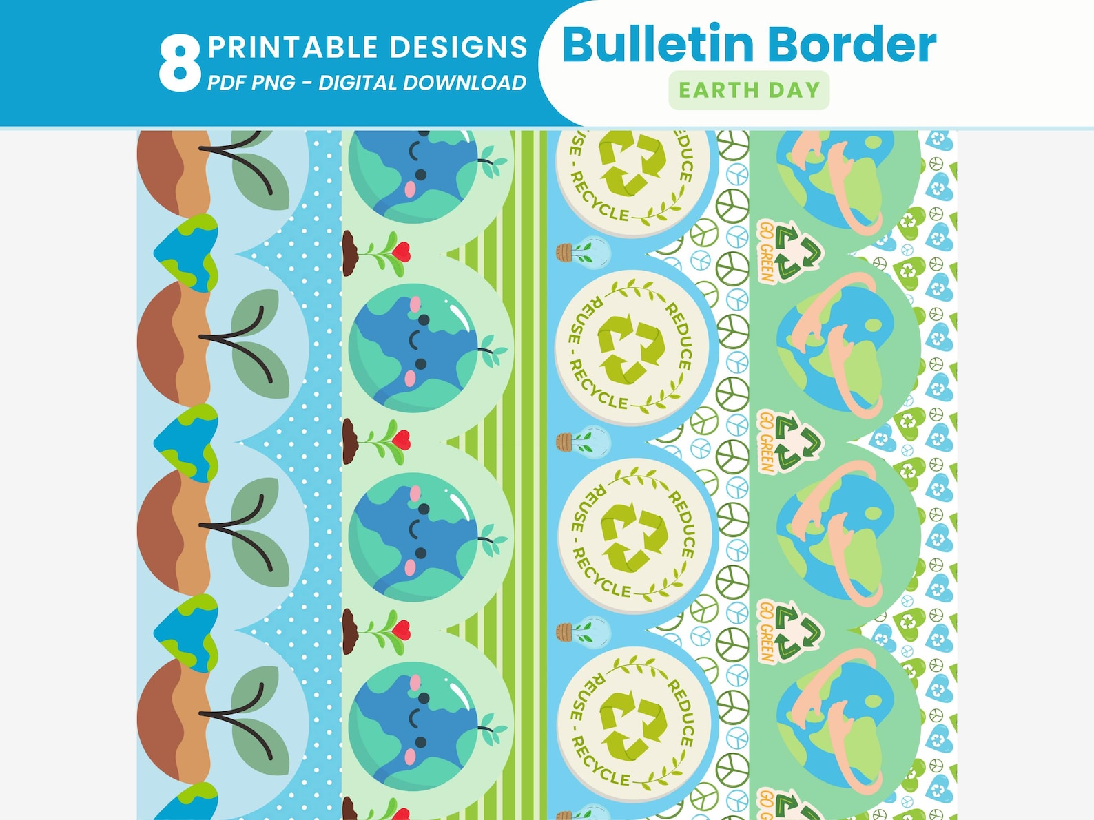 Earth Day Bulletin Board Borders World Environment Day Borders ...