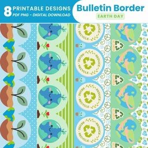 Earth Day Bulletin Board Borders World Environment Day Borders ...