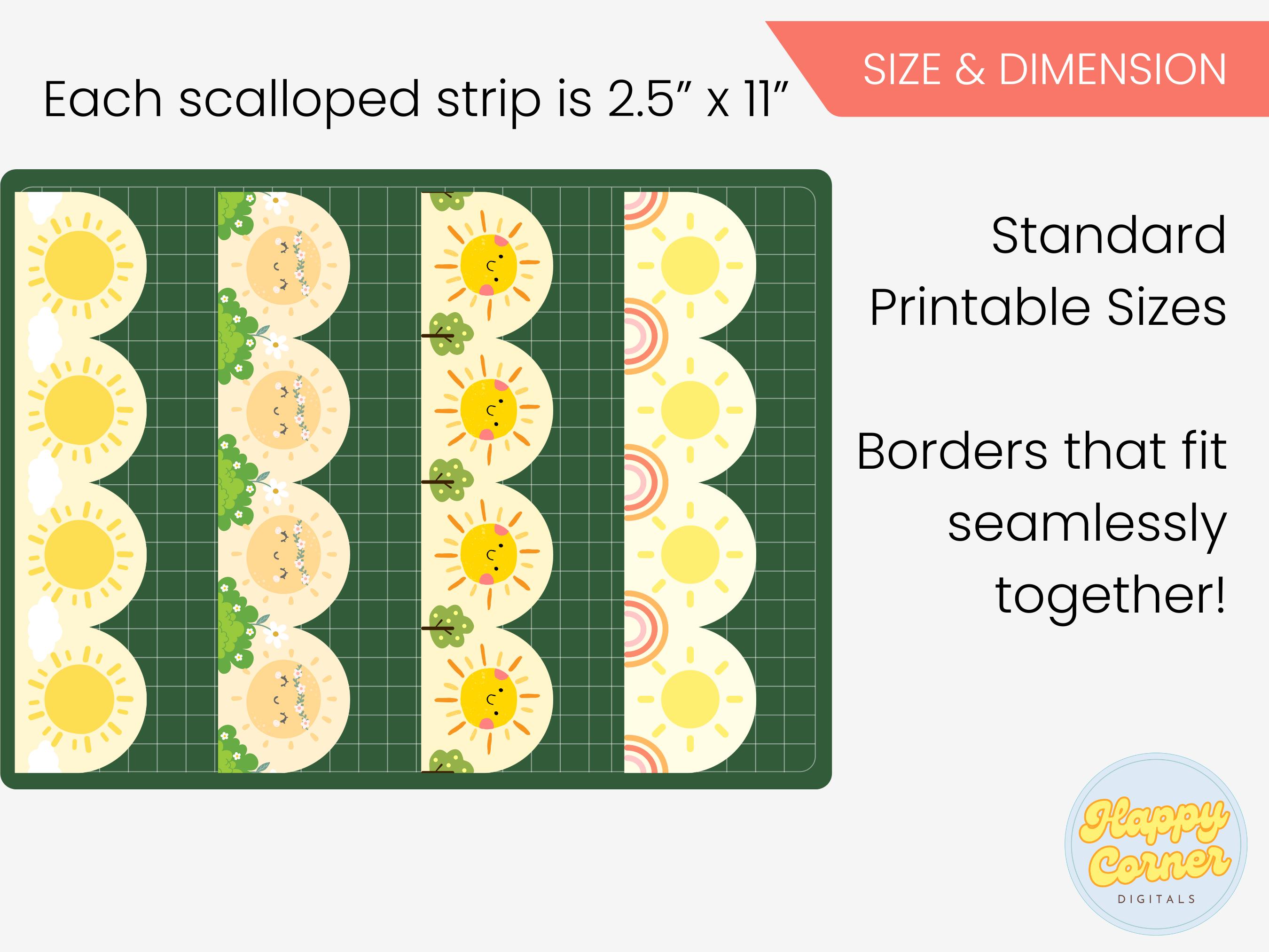 Summer Sunshine Bulletin Board Border Strips Summer Classroom Display ...