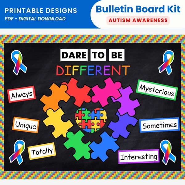 Autism Bulletin Board - Etsy