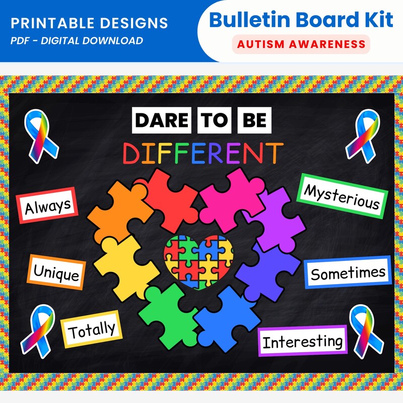 Autism Bulletin Board - Etsy