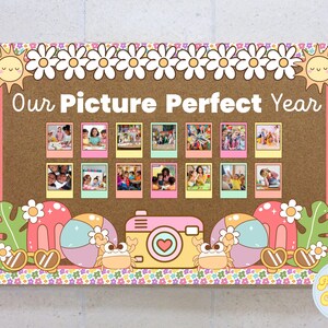 Our Picture Perfect Year Add Your Photo Summer Bulletin Board Kit ...