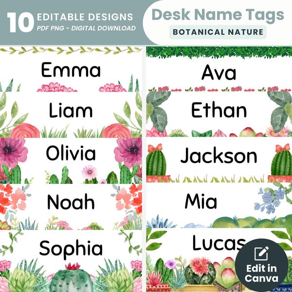 Plant Name Tags - Etsy