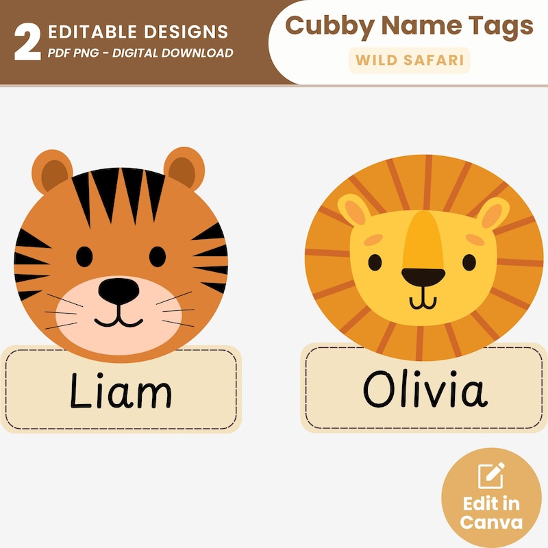 Jungle Labels - Etsy