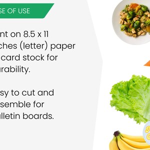 March Into National Nutrition Month Bulletin Board Kit Printable Spring ...