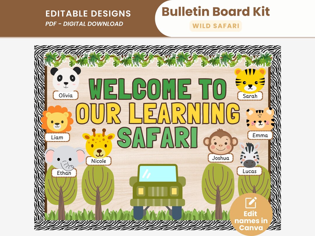 Bienvenidos a nuestro Safari de Aprendizaje. Añade etiquetas con los ...