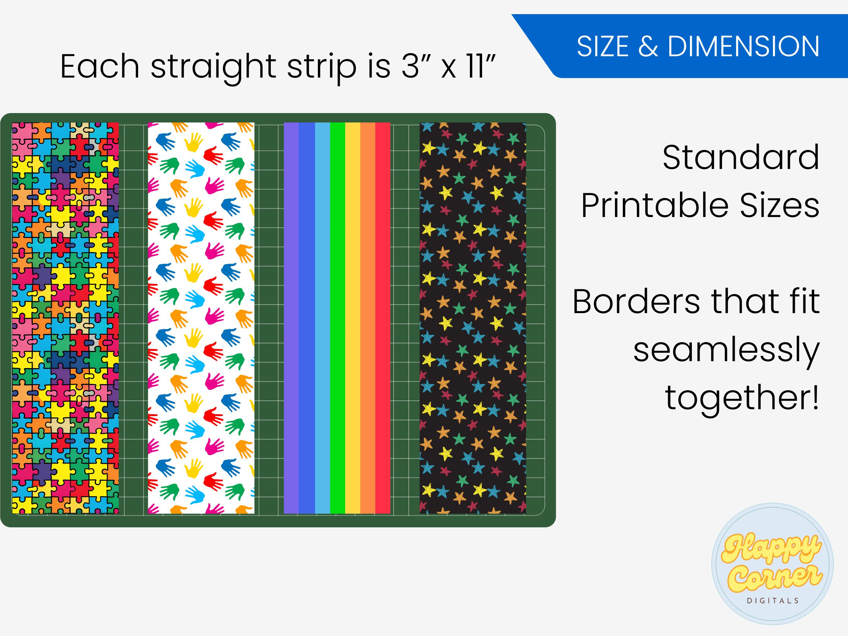 Autism Awareness Bulletin Board Border Printable Autism Border ...