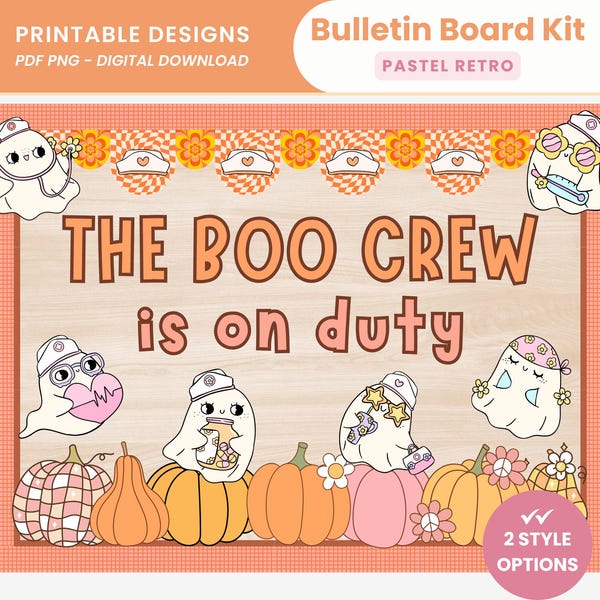 Say Boo to the Flu Bulletin Board - Etsy