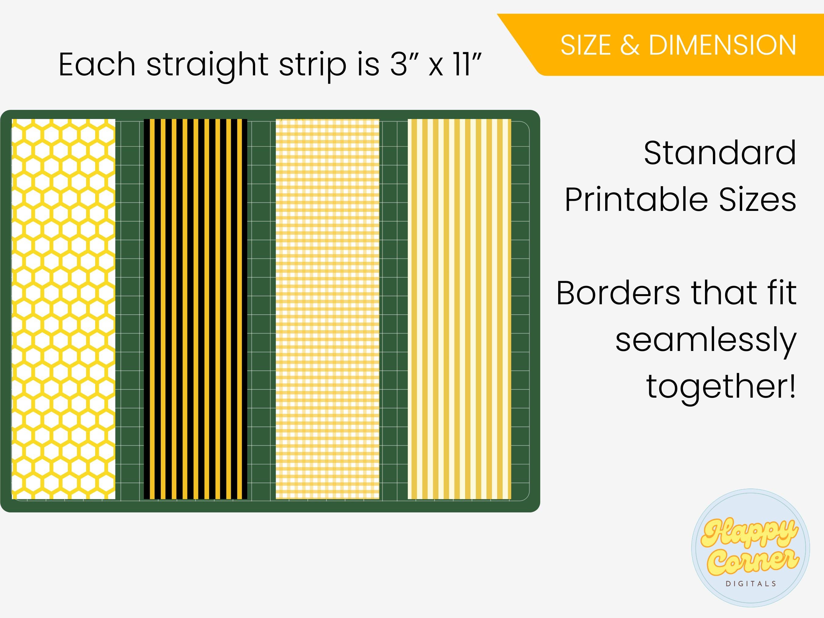 Honey Bee Bulletin Board Borders for Classroom Display Printable Cute ...