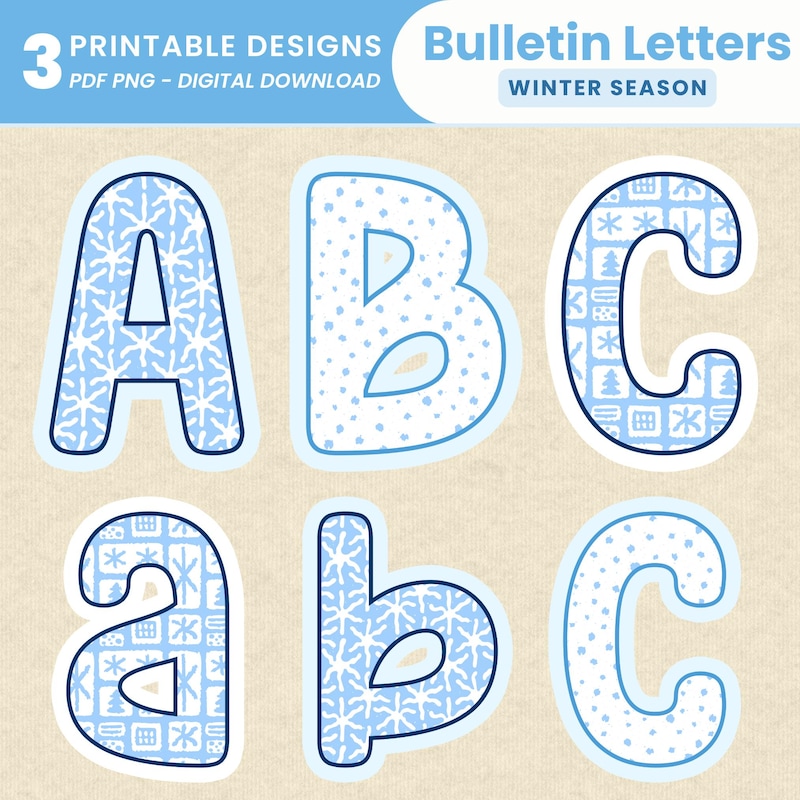 Let It Snow Letters - Etsy