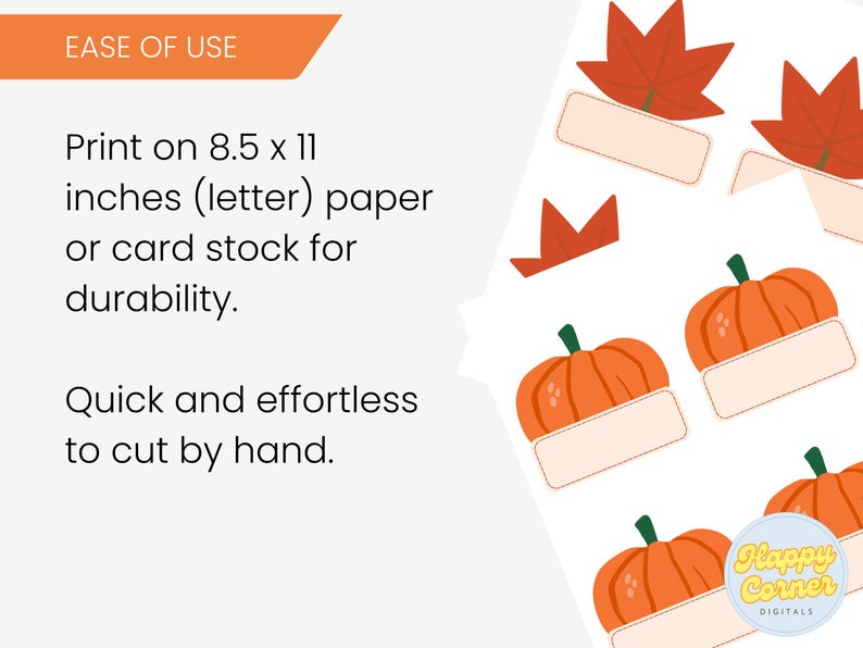 Fall Season Cubby Name Tags Editable Autumn Cubby Labels Autumn Leaf ...