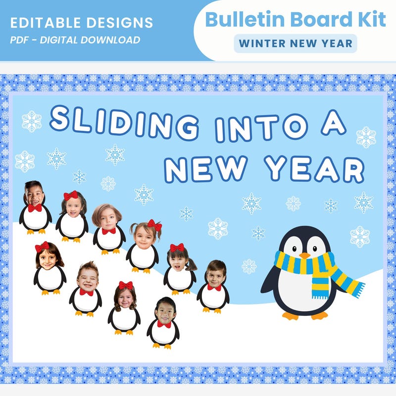 Penguin Bulletin Board - Etsy