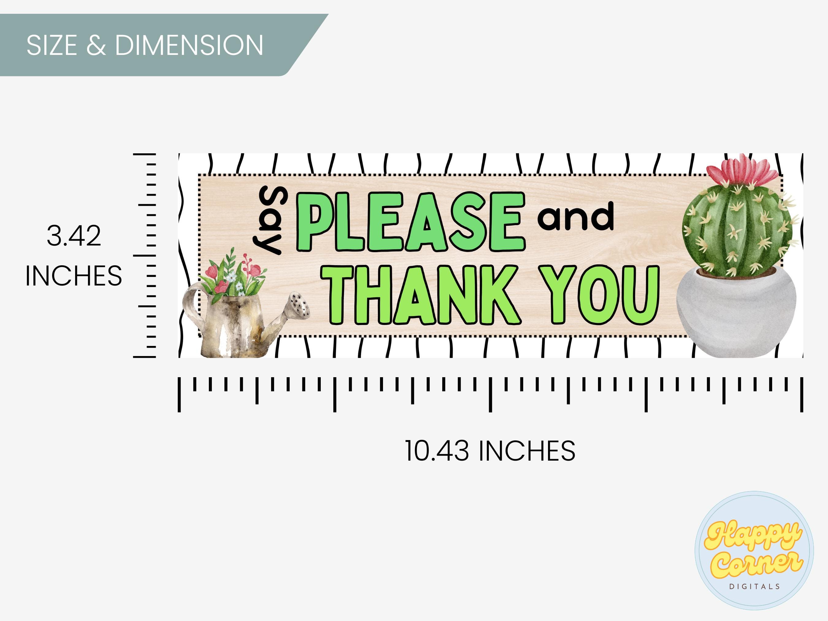 Botanical Nature Classroom Rules Posters for Bulletin Board Display ...