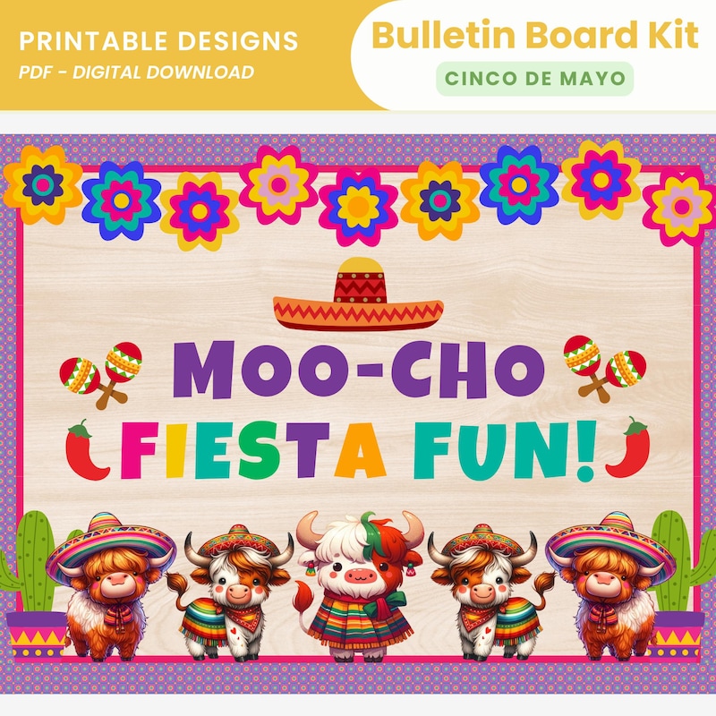 Cinco De Mayo Bulletin Board - Etsy