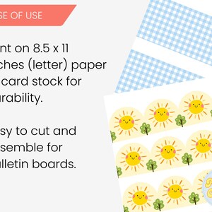 Summer Sunshine Bulletin Board Border Strips Summer Classroom Display ...