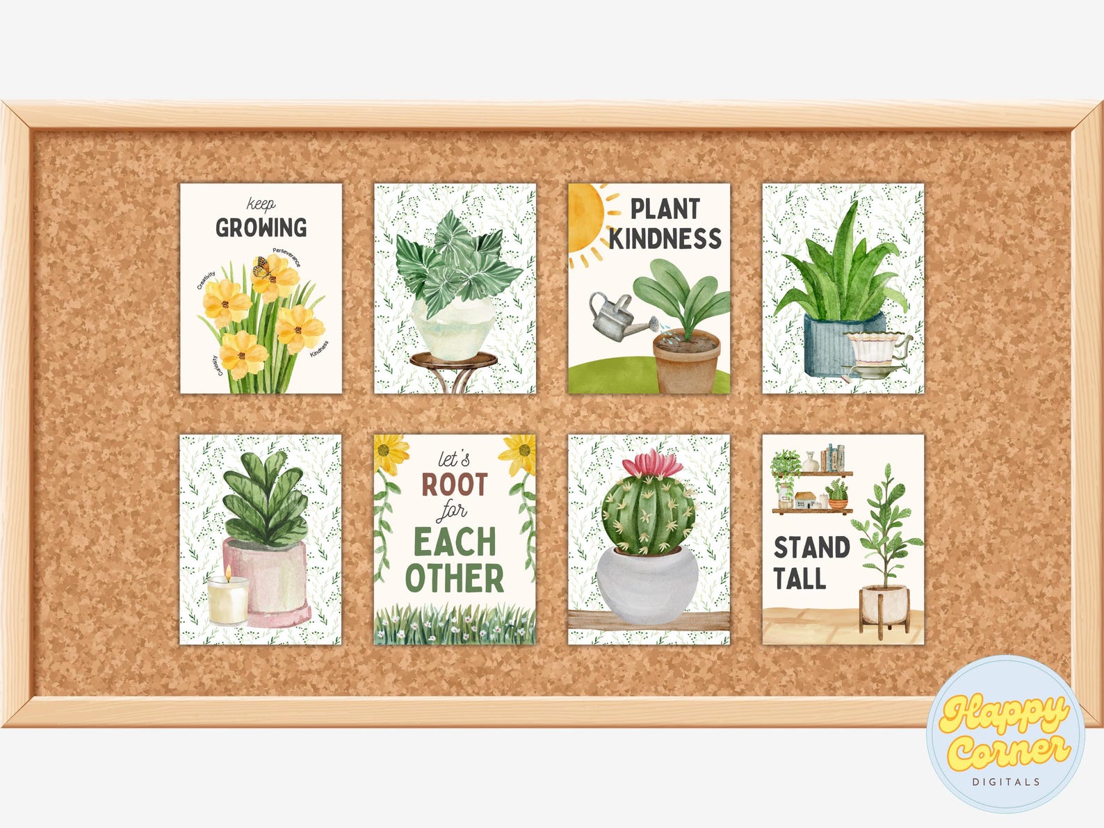 Classroom Posters Plants Botanical Nature Display Posters for Classroom ...