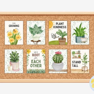 Classroom Posters Plants Botanical Nature Display Posters for Classroom ...