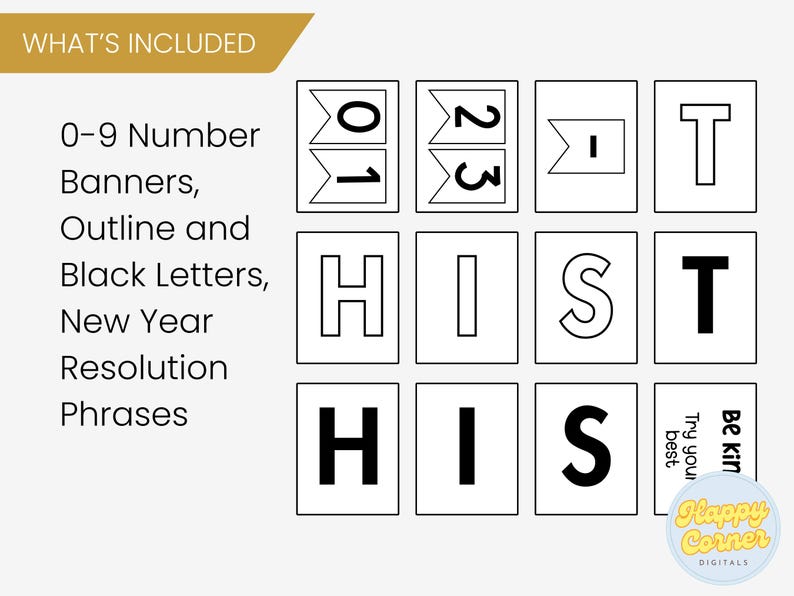 This is Your Year Bulletin Board Kit Printable Make Your Own New Year ...