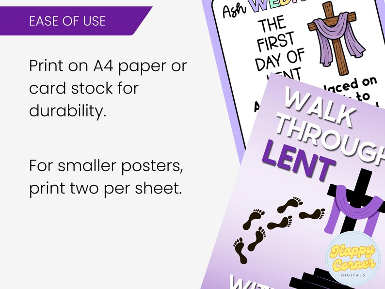 Lent Informative Bulletin Board Posters Printable Catholic Classroom ...