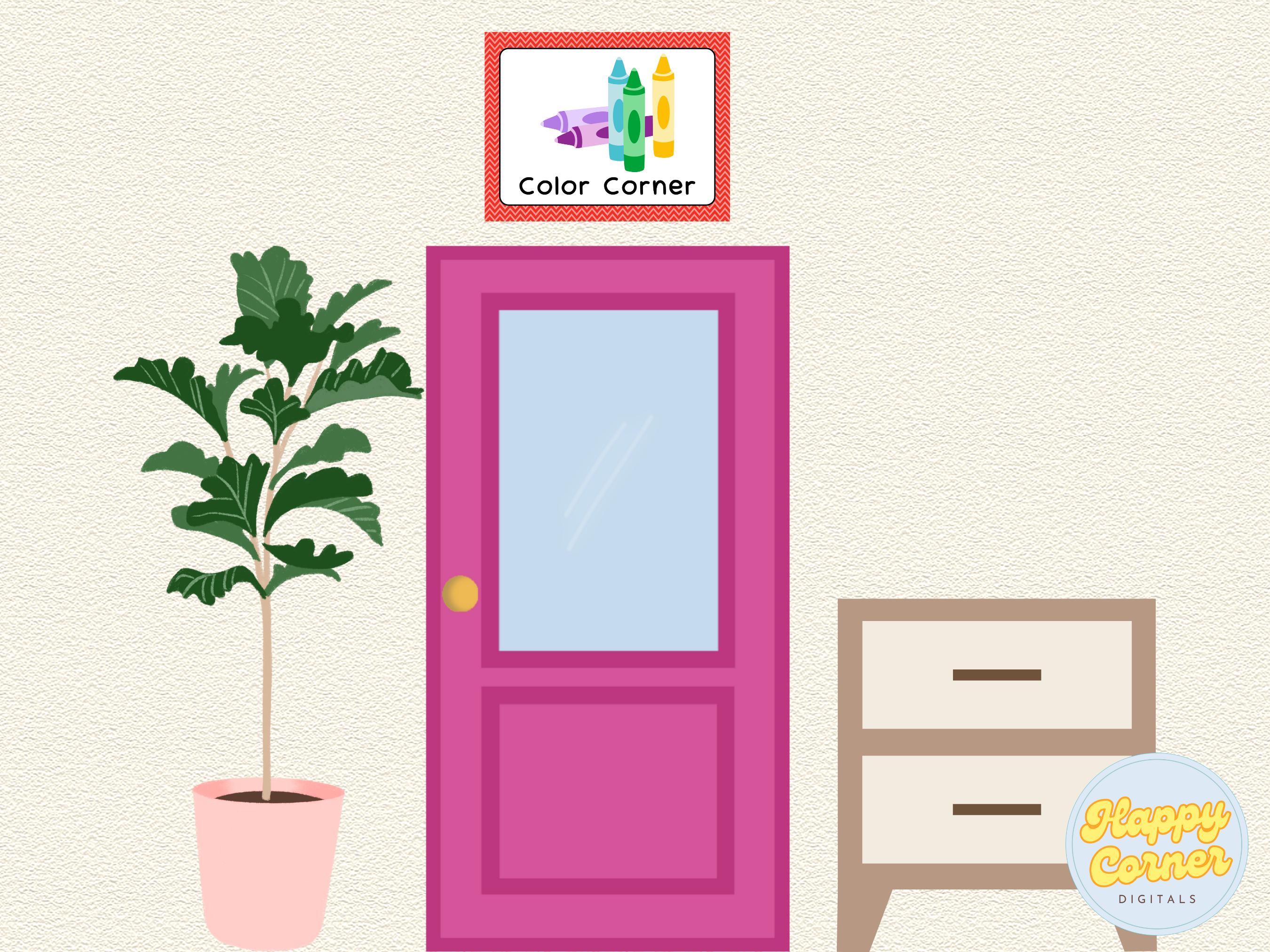 Preschool Center Signs Printable Daycare Classroom Labels Prek Learning ...