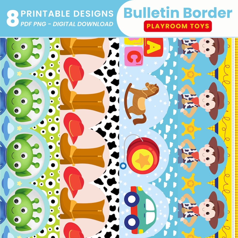 Toy Story Border - Etsy