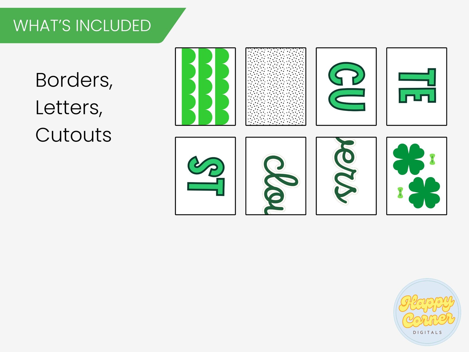 Cutest Clovers Add Children Faces St. Patrick's Day Bulletin Board Kit ...