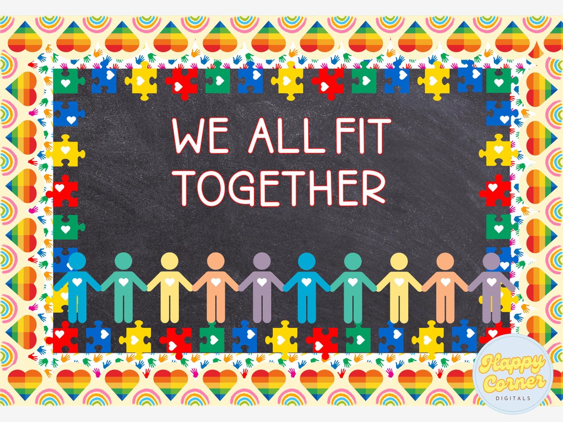 Autism Awareness Bulletin Board Kit Special Education Classroom Display ...