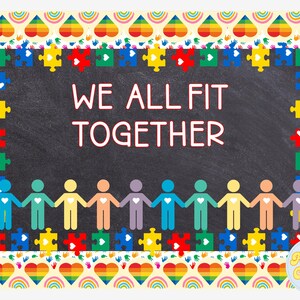 Autism Awareness Bulletin Board Kit Special Education Classroom Display ...