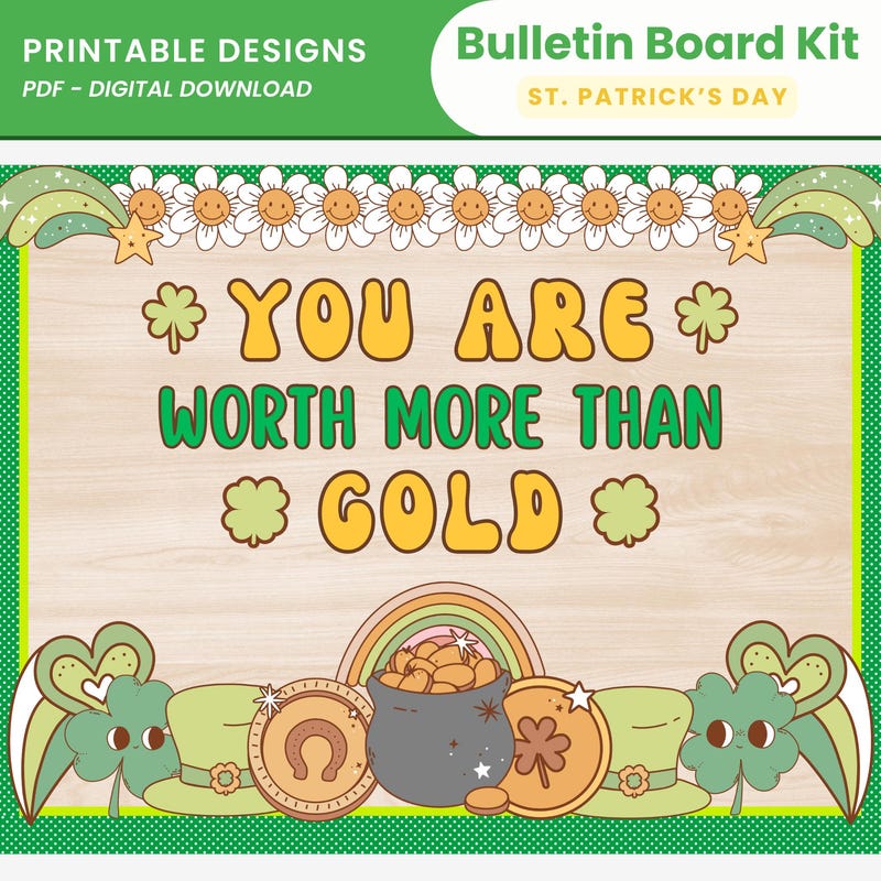 You Are Worth More Than Gold Bulletin Board - Etsy