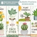 Classroom Posters Plants Botanical Nature Display Posters for Classroom ...