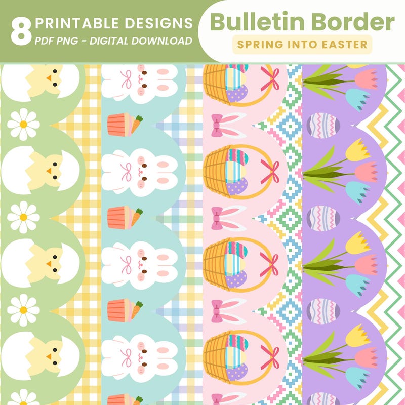 Easter Border - Etsy