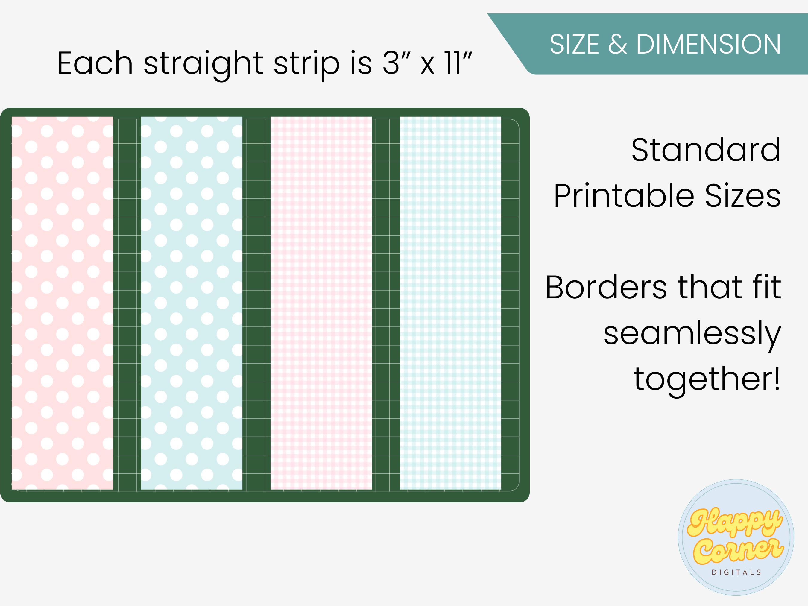 Spring Flowers Borders for Classroom Bulletin Display Printable Spring ...