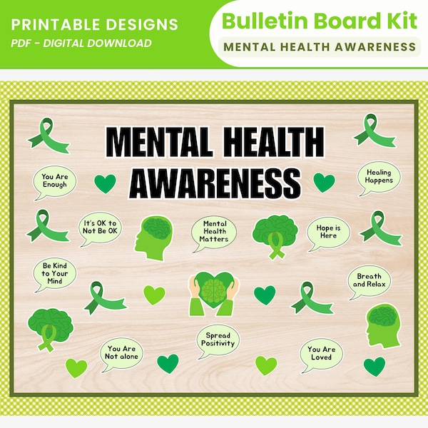 Mental Health Bulletin Board Ideas - Etsy
