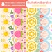 Summer Season Bulletin Board Borders for Classroom Display Printable ...
