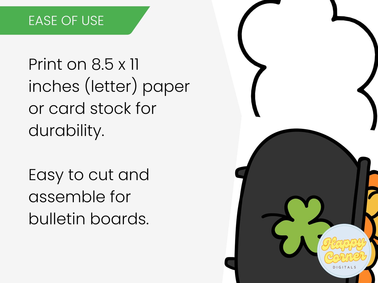 Our Pot of Healthy Goals St. Patrick's Day Nurse Bulletin Board Kit ...