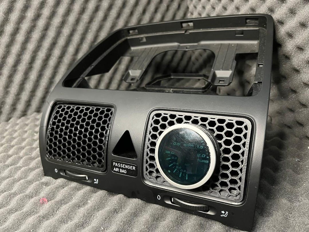 Golf 5 Middle Gauge Golder for Air Vent SMALL HONEYCOMB Design - Etsy