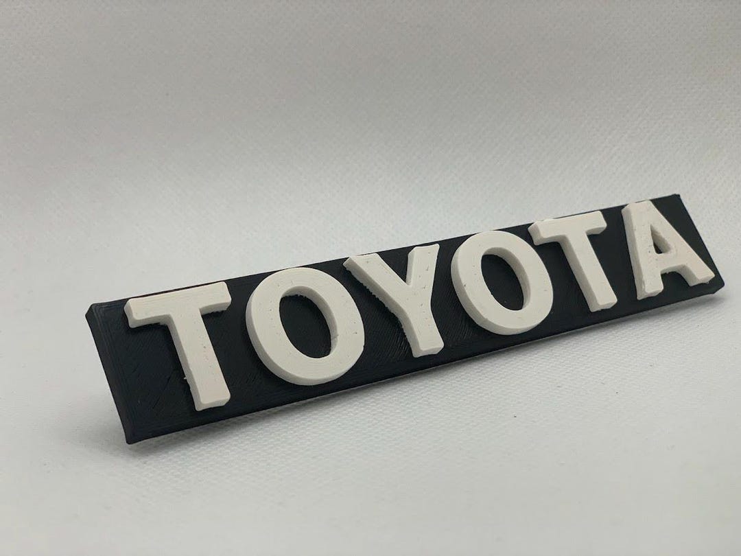 Toyota Emblem Logo - Etsy