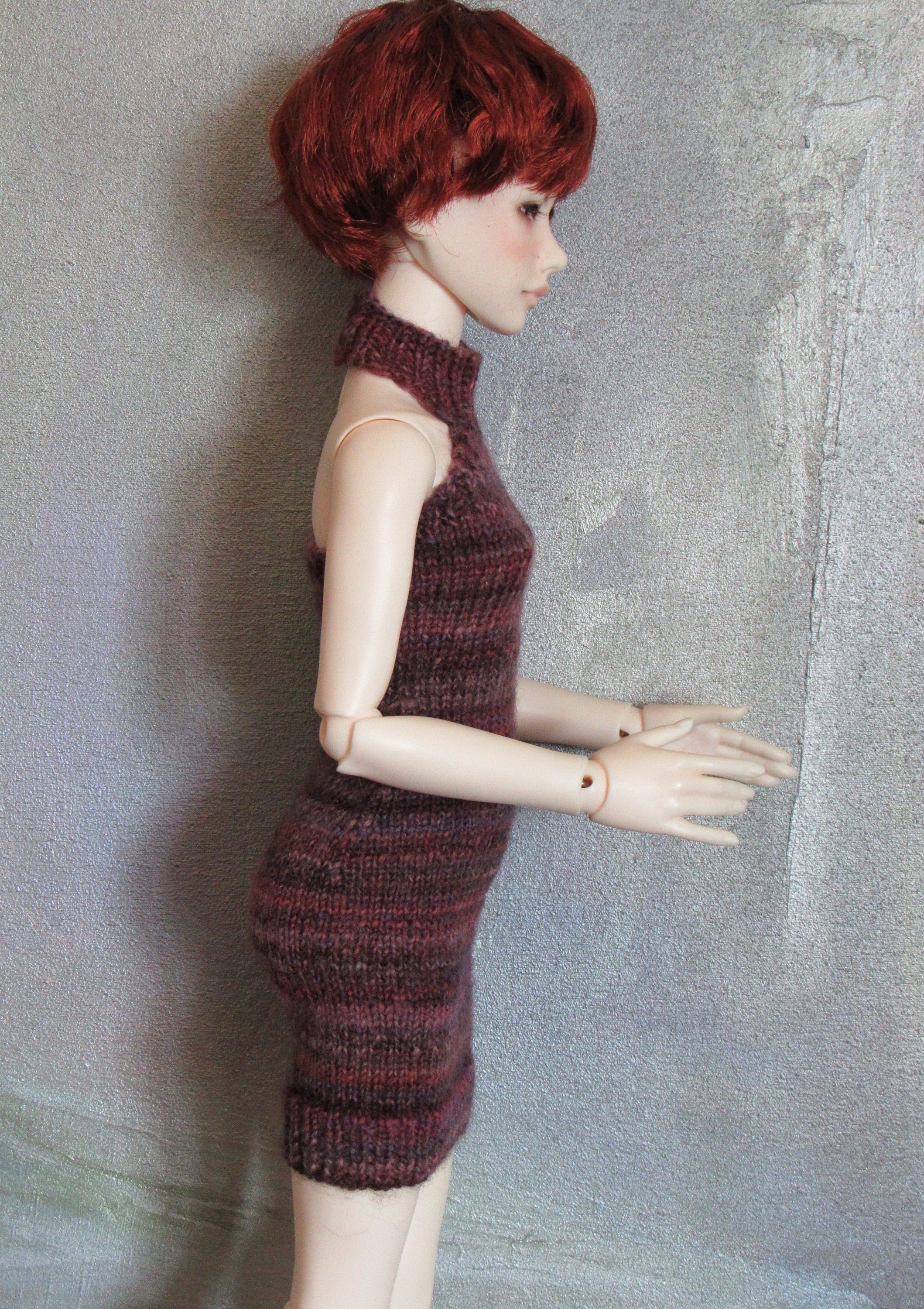Zaoll, Dollstown Elf, Smaller SD BJD Sweater Dress Plummy - Etsy