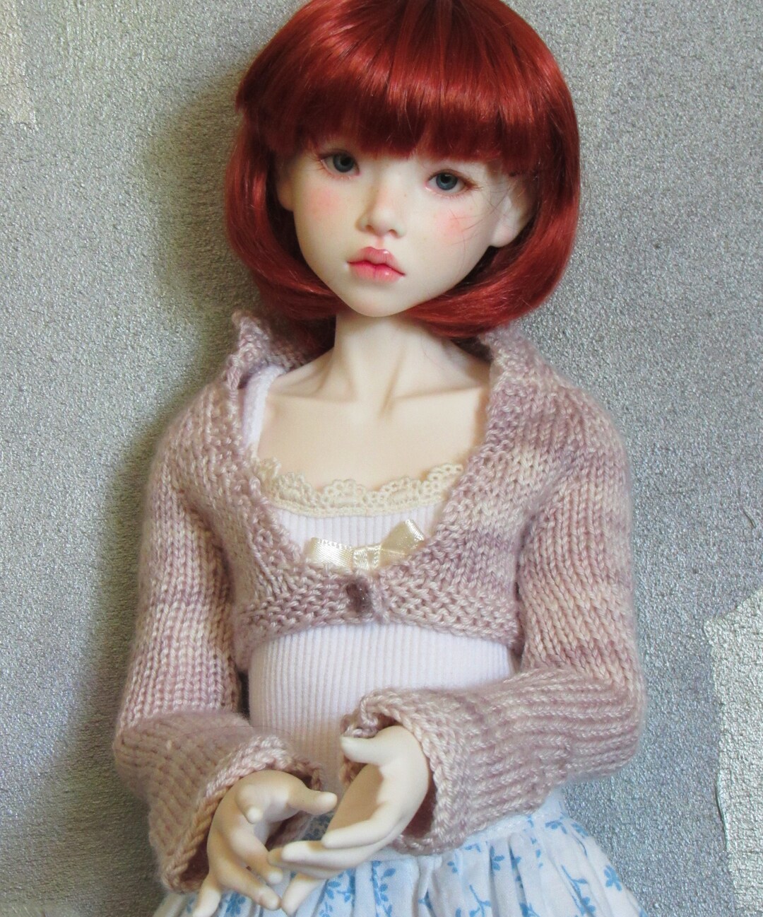 Miss Sophia, Handknitted Shrug for Slim SD BJD (zaoll, Merry Doll Round ...