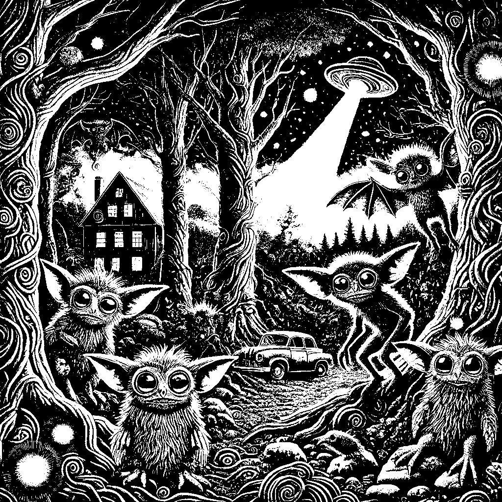 Kentucky Cryptids Coloring Book | Instant Digital Download | Printable ...
