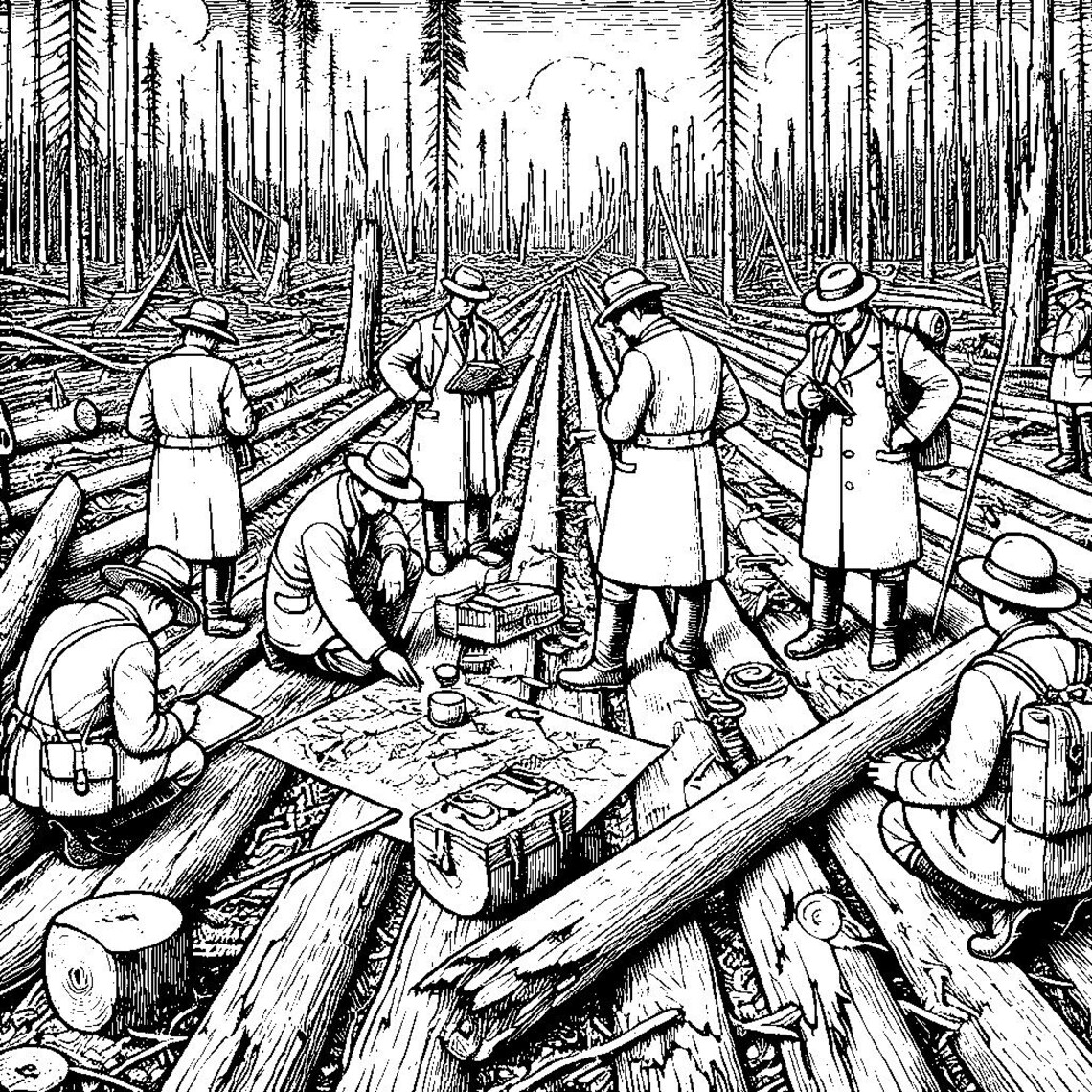 The Tunguska Event Coloring Book | Instant Digital Download | Printable ...